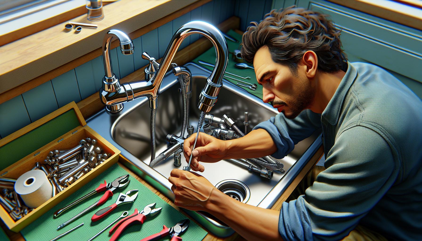 DIY Guide: How to Fix a Leaking Single Handle Kitchen Faucet (Complete ...
